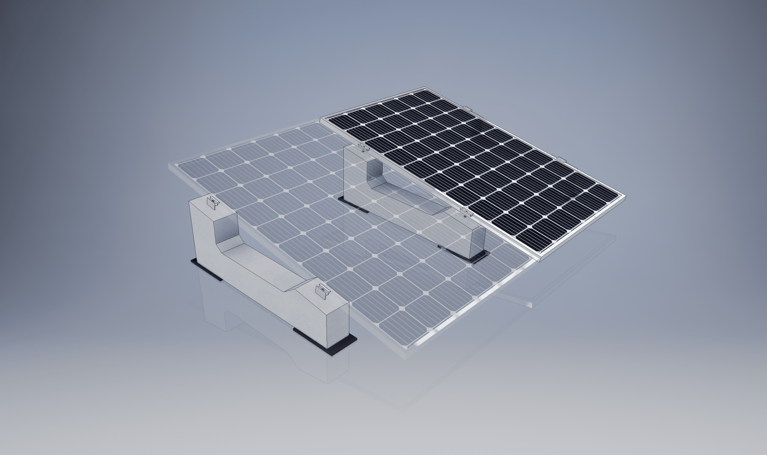Ballast 10 Grad Neigung für Fotovoltaikanlagen - Sun Ballast