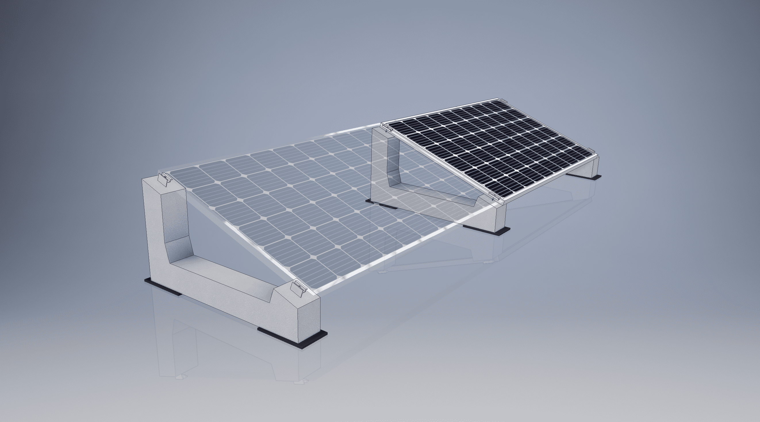 20° Ballast for installation on flat roofs photovoltaic systems - Sun ...