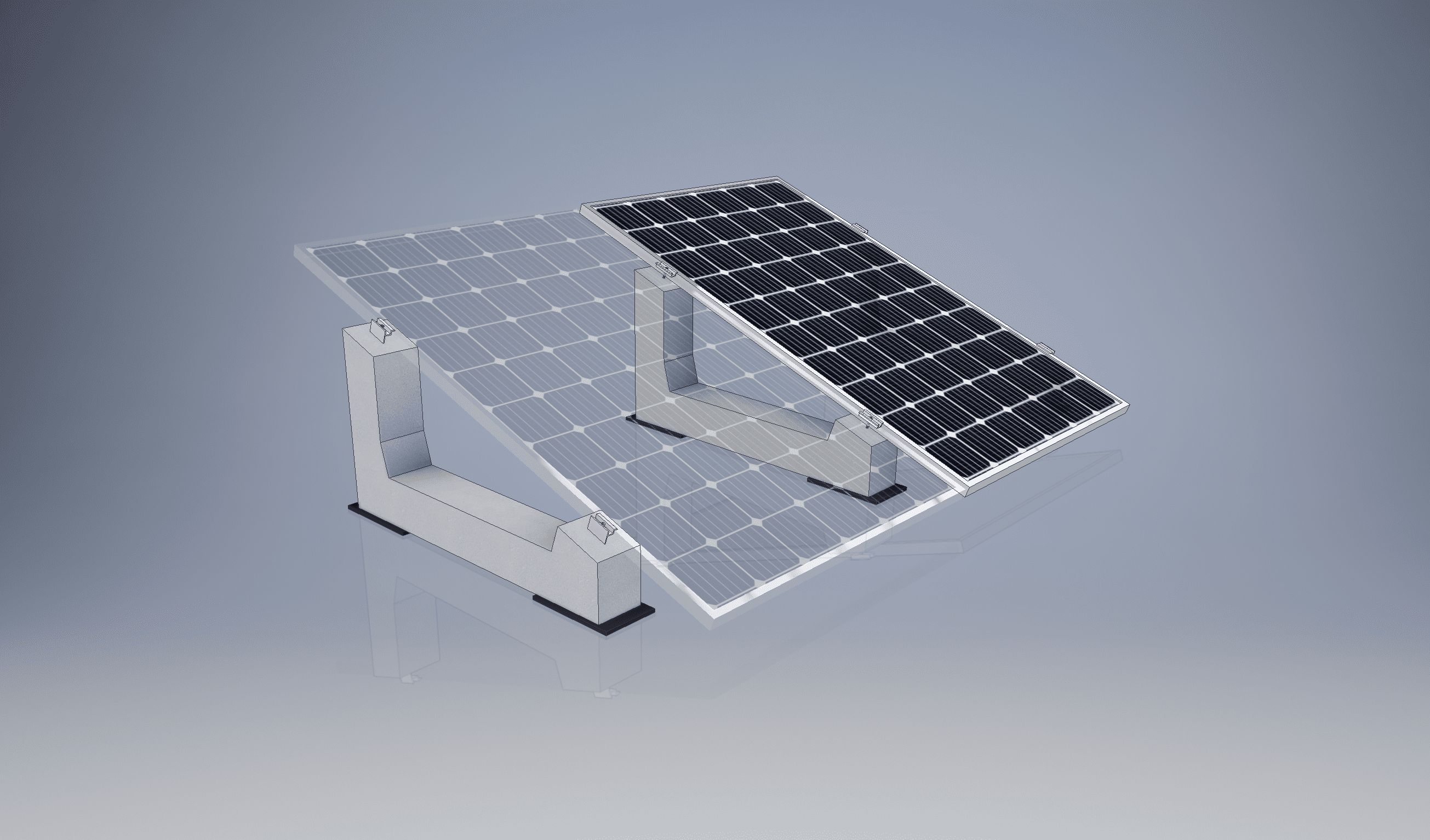 20° Ballast for installation on flat roofs photovoltaic systems - Sun ...