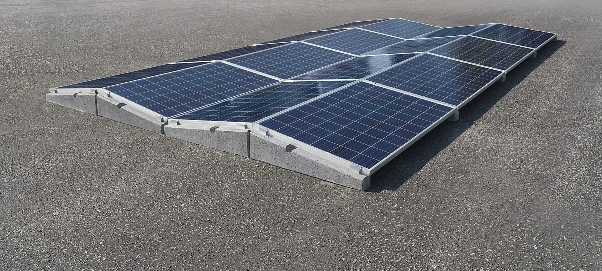 Photovoltaic Panels Structures - East-West System - Sun Ballast®