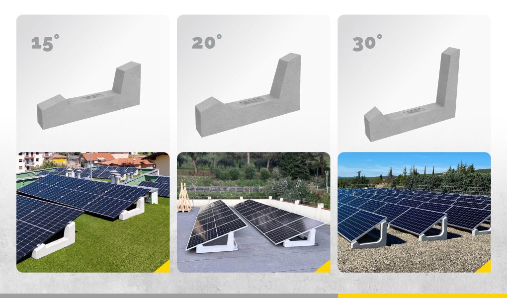 Ballasts for solar panels: from 0° to 30°, the right tilt for every pv ...